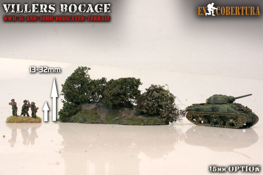 3x Kit Bocage – 15-20mm - EnCobertura - Wargame scenery and miniatures