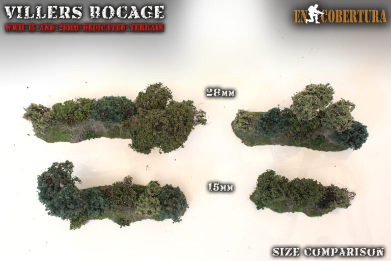 3x Kit Bocage – 15-20mm - EnCobertura - Wargame scenery and miniatures